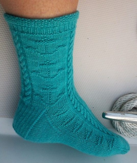 Ravelry: Sea Cruise Socks pattern by Terry Morris