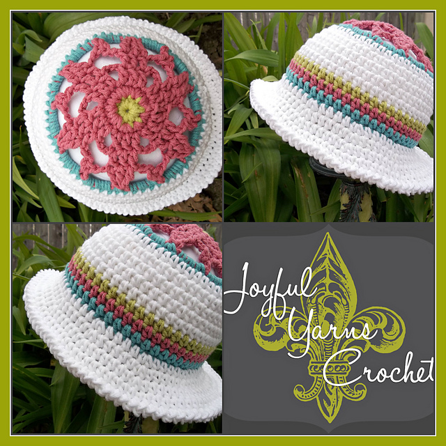 Ravelry: Aster Sunhat pattern by Joyful Yarns Crochet