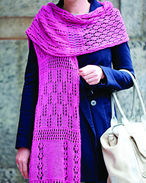 Ravelry: Lace Sampler Wrap pattern by Marion Edmonds