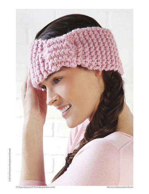 Ravelry: Knit Headwrap pattern by Lion Brand Yarn