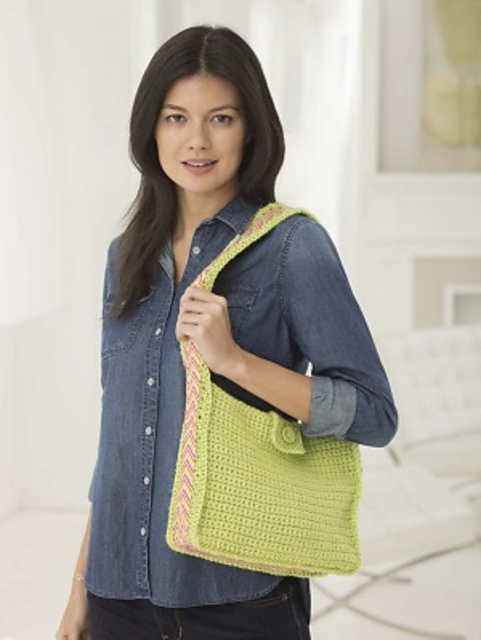 Ravelry: Crafty Duct Tape® Bag pattern by Lion Brand Yarn