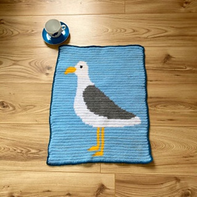 Ravelry: Seagull Panel pattern by Sally Wynette