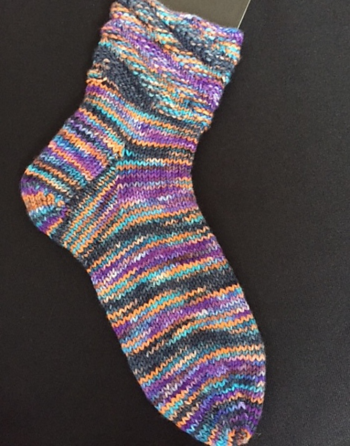 Ravelry: Swirly Slouch Sock pattern by Samantha Hinks
