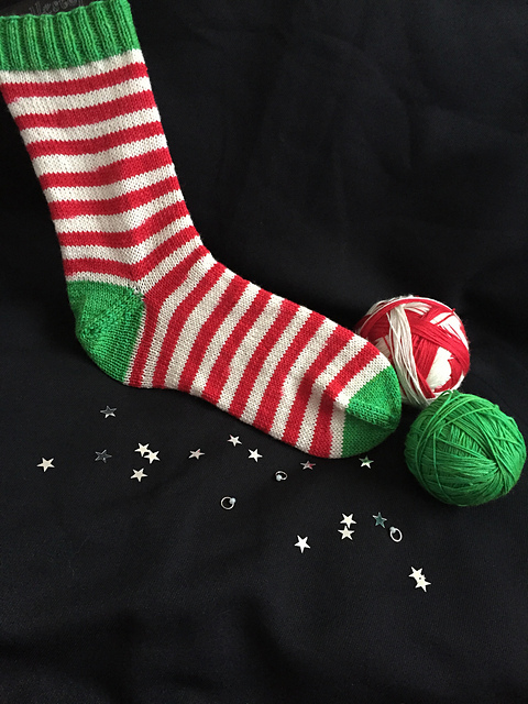 Ravelry: Elf Stripe Socks pattern by Samantha Hinks