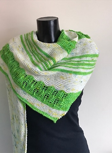 Ravelry: Spring Leaf Shawl pattern by Samantha Hinks