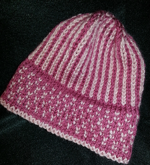 Ravelry: Fun & Fancy Reversible Hat pattern by Sandra McClive