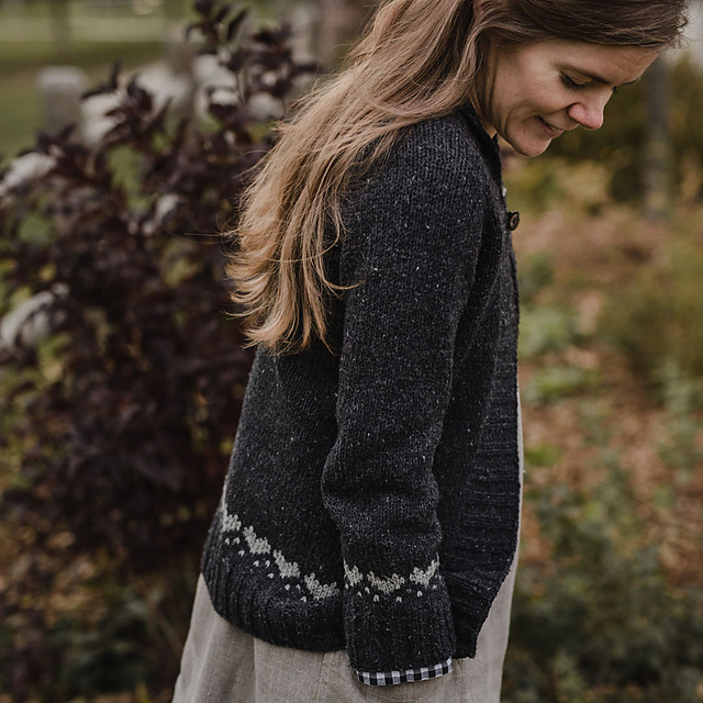 Ravelry: Hillier Hearts Cardigan pattern by sam lamb