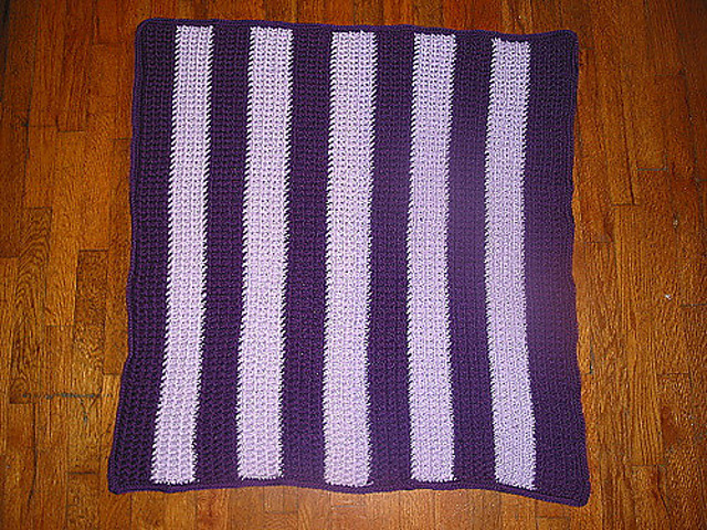 Ravelry: Soft Purple Baby Blanket pattern by Samantha Stopple