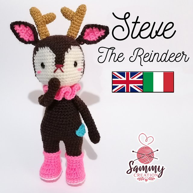 Ravelry: Steve The Reindeer pattern by Sammy Morgan