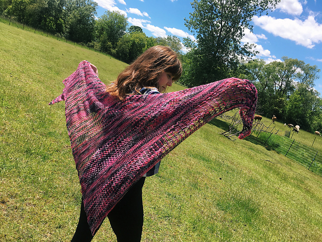 Ravelry: Flippy Floppy Fun Shawl pattern by Samantha Troia