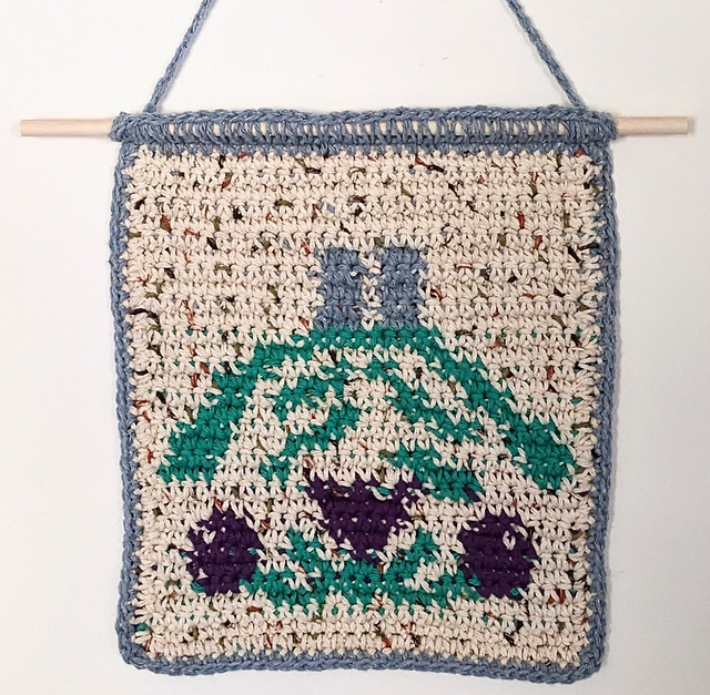 Ravelry: Crochet Shavuot Jewish Wall Art Hanging pattern by Alisa Sandler