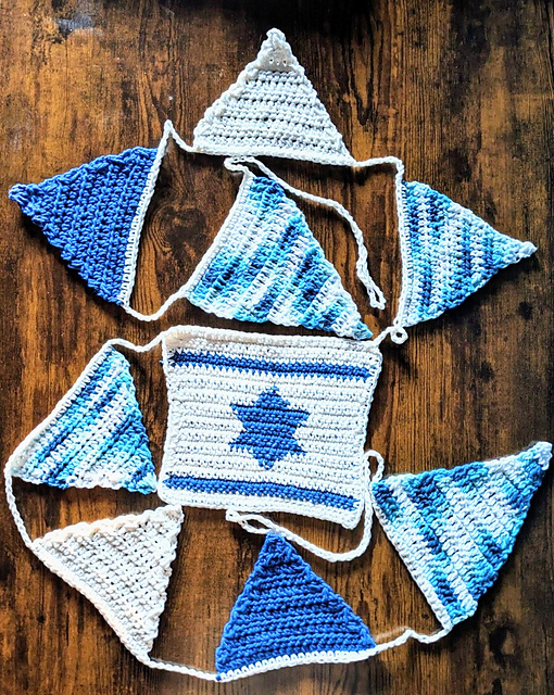 Ravelry: Garland for Jewish Holidays, Bat and Bat Mitzvah pattern by ...