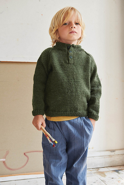Ravelry: 2107-07 Henriks button sweater pattern by Sandnes Garn