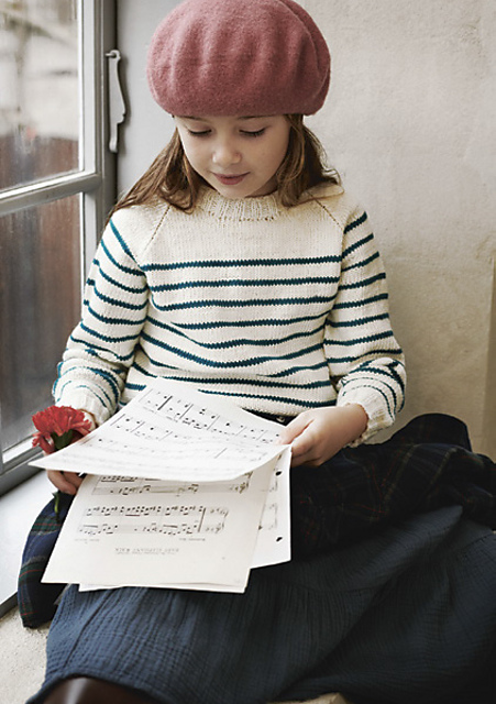 Ravelry: 2003-10 Striped sweater pattern by Sandnes Garn