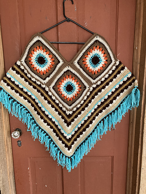 Ravelry: Easy Boho Poncho pattern by Sandy Nordwall Eggers