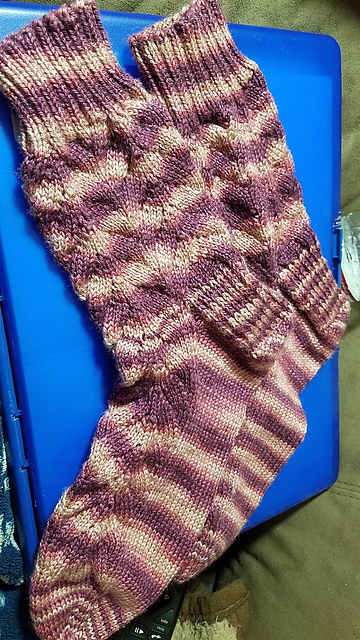 Ravelry: Passion Flower Socks pattern by Sandy Kolher