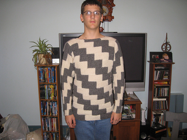 Ravelry: Cully's Bricks Sweater WG #82 pattern by Cully Swansen