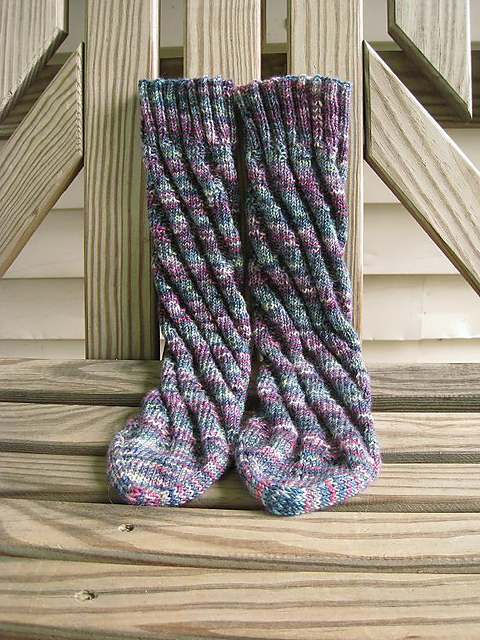 Ravelry: Steam Valley Tube Sock pattern by Sara Turnbull