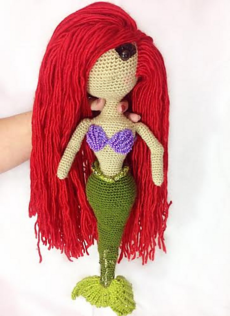 Ravelry: Ariel Little Mermaid pattern by SarahBeth