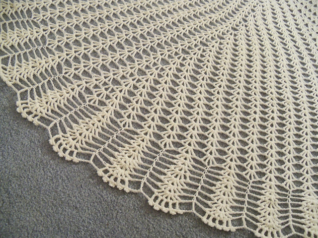 Ravelry: Circular Shell Shawl pattern by Mary Konior