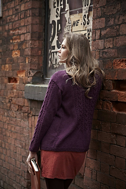 Ravelry: Cabled jacket pattern by Sarah Hatton