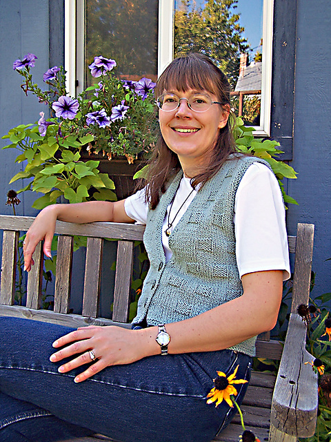 Ravelry: Basket Weave Vest pattern by Sarah Marsden