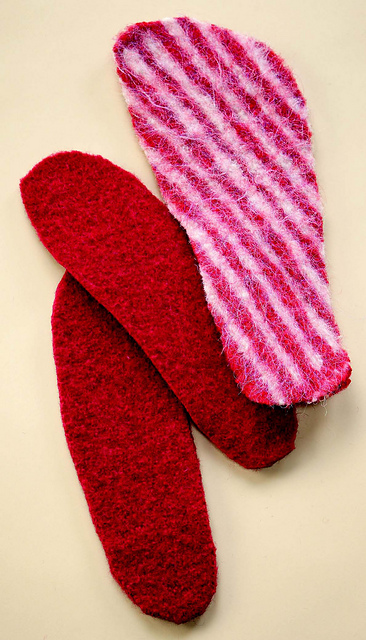 Ravelry: Felted Insoles pattern by Laura Farson