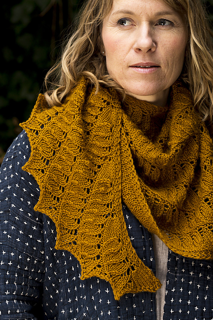 Ravelry: Amber Wheat Shawl pattern by Sarah Shepherd