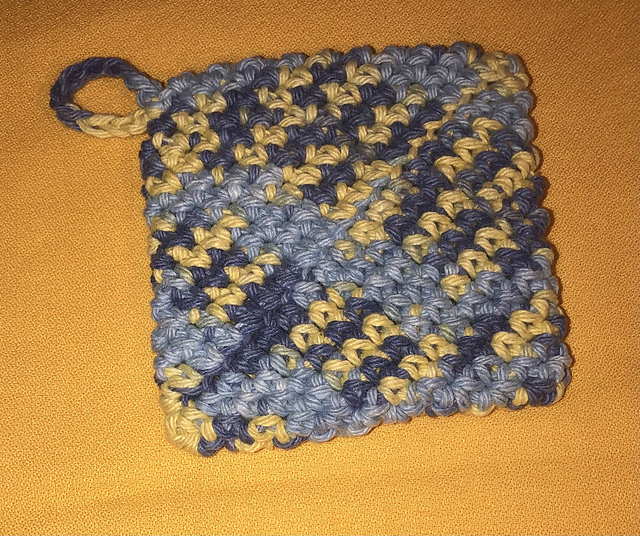 Ravelry: "Magic Potholder" Coaster pattern by Sarah Wood