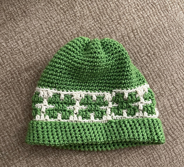 Ravelry: Lucky You Mosaic Crochet Beanie pattern by Sara Jenema