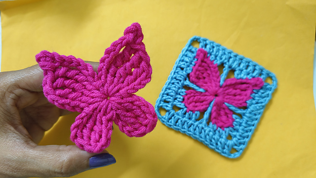 Ravelry: Butterfly granny square pattern by Sara's crochet1111