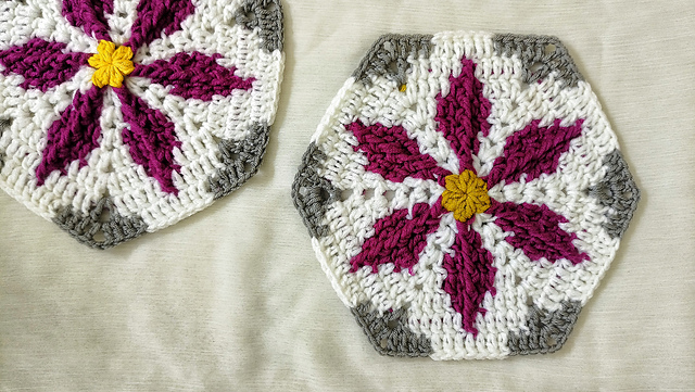 Ravelry: Hexa flower motif pattern by Sara's crochet1111