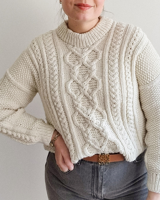 Ravelry: Moonflower pullover pattern by Sari Nordlund
