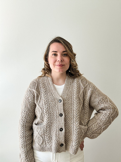 Ravelry: Book Club cardigan pattern by Sari Nordlund