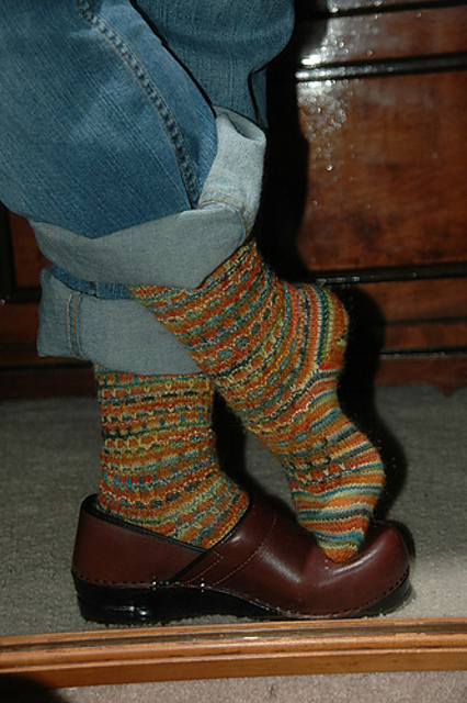 Ravelry: Alternating Slip-stitch Socks pattern by Sara Wilcox