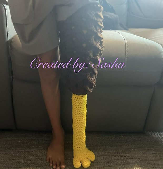 Ravelry: Amputee Chicken Sock pattern by Sasha Rathjen