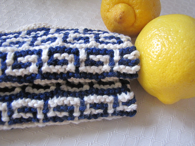 Ravelry: Greek Key Cloth pattern by Renee M