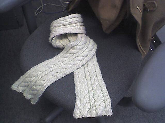 Ravelry: Beginner's Super Extremely Simple Cabled Scarf pattern by SoPurly