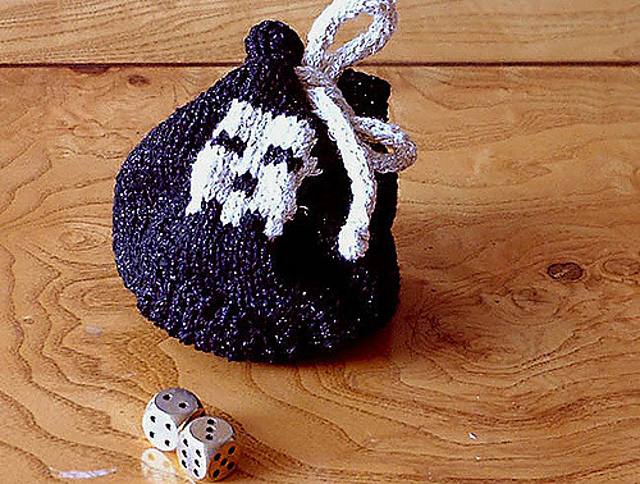 Ravelry: Pirate Dice Bag pattern by SoPurly