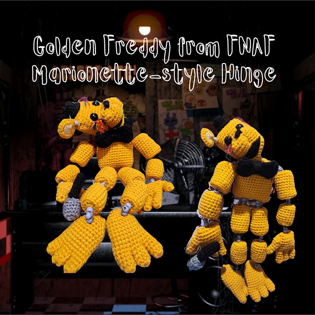 Ravelry: Golden Freddy Amigurumi - FNAF pattern by Heather McLaughlin