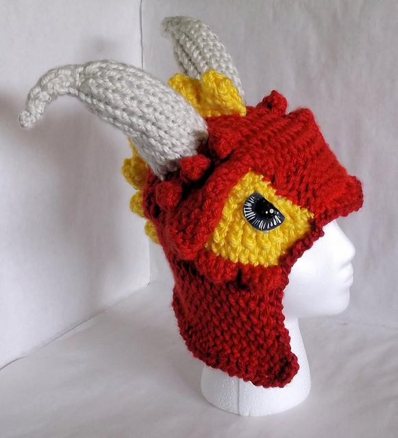 Ravelry: Dragon Hat pattern by Scarlett Royale