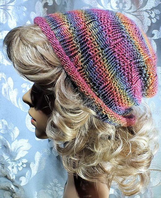 Ravelry: Curl Rib Cube Hat pattern by Scarlett Royale