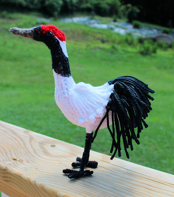 Ravelry: Red Crowned Crane pattern by Scarlett Royale
