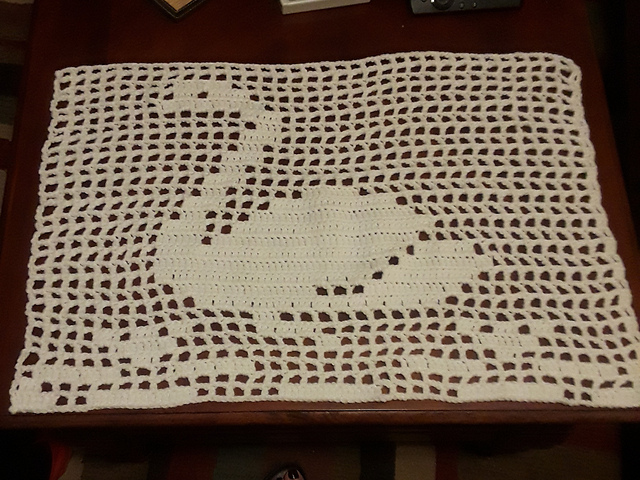 Ravelry: Filet Mesh Crochet: The Swan pattern by Flora Klickmann