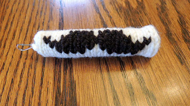 Ravelry: Mustached Chapstick Cozy pattern by Willa Schrlau