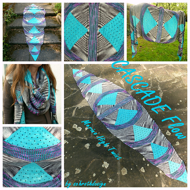 Ravelry: Cascade Flow pattern by Sandra Schroth