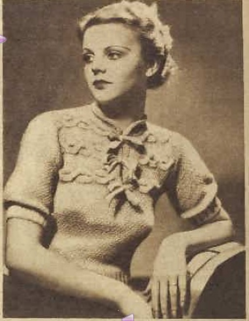 Ravelry: Enchanting Knitted Jumper: A New Design With Trimming of ...