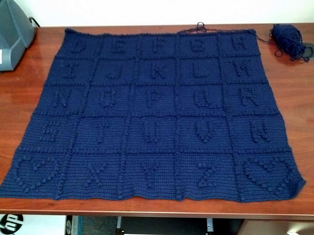 Ravelry: scrappingal57's Killian's ABC's Afghan