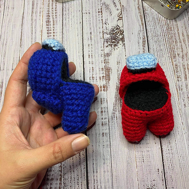 Ravelry: Among Us Imposter pattern by Sonia Childers