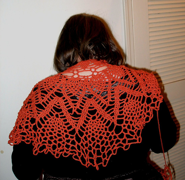 Ravelry: sdeatrick's Gothic Lace Shawl
